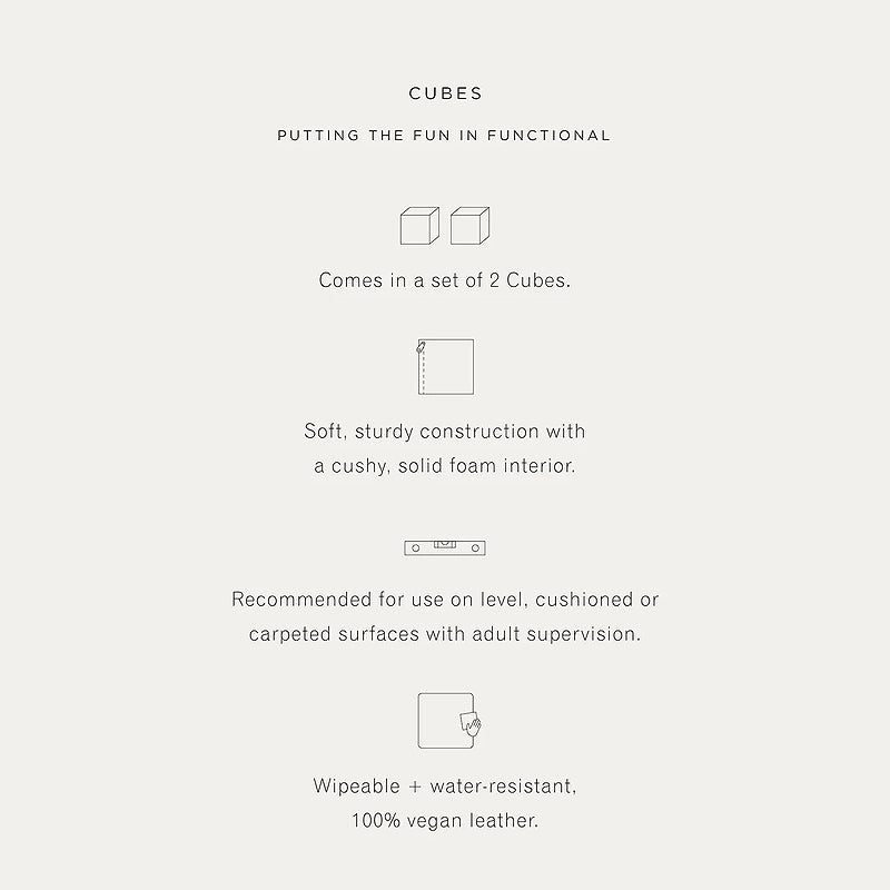 Gathre Cubes | Stone Stripe – Little Suite