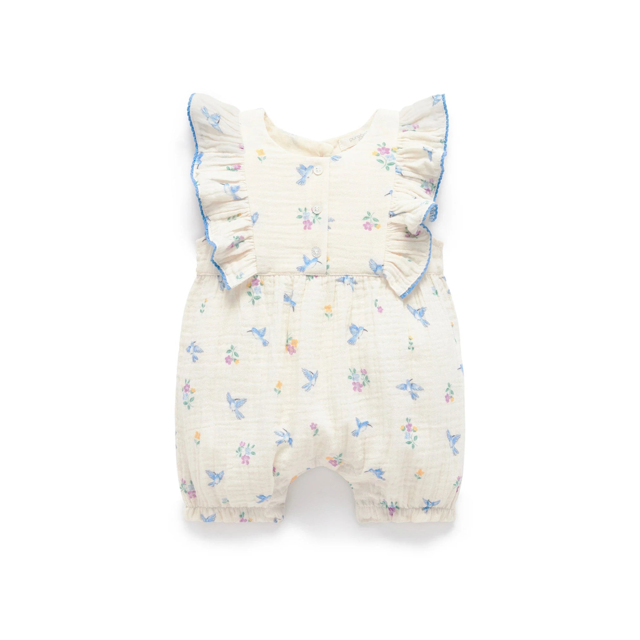 Purebaby Organic Hummingbird Ruffle Romper – Little Suite