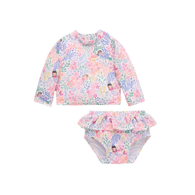 Purebaby Organic Long Sleeve Rashie Set Mermaid – Little Suite