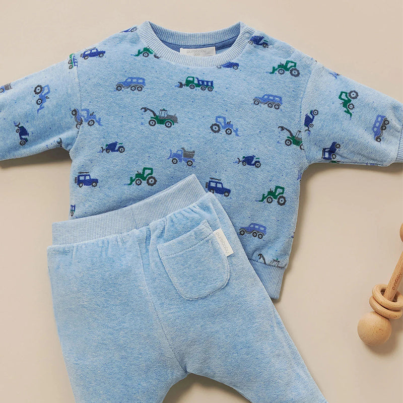 Purebaby Organic Snow Vehicle Velour Track Set – Little Suite