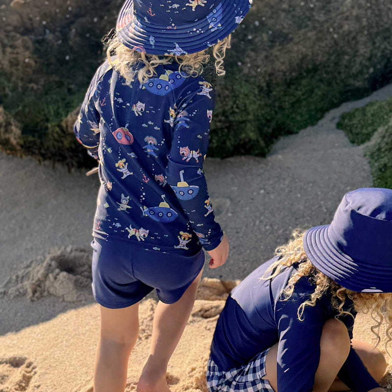 Purebaby Printed L/S Rashie Set Submarine Print – Little Suite