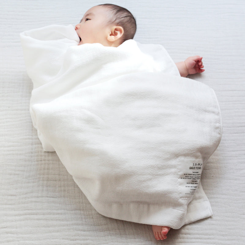 Shinto Towel Japan | Gauze Towel in White – Little Suite