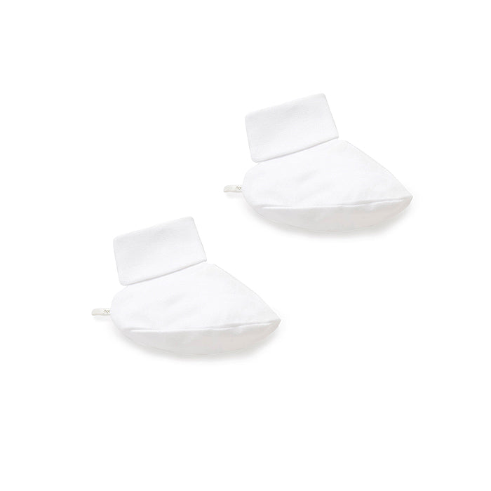 Purebaby Organic Essentials Booties in White – Little Suite