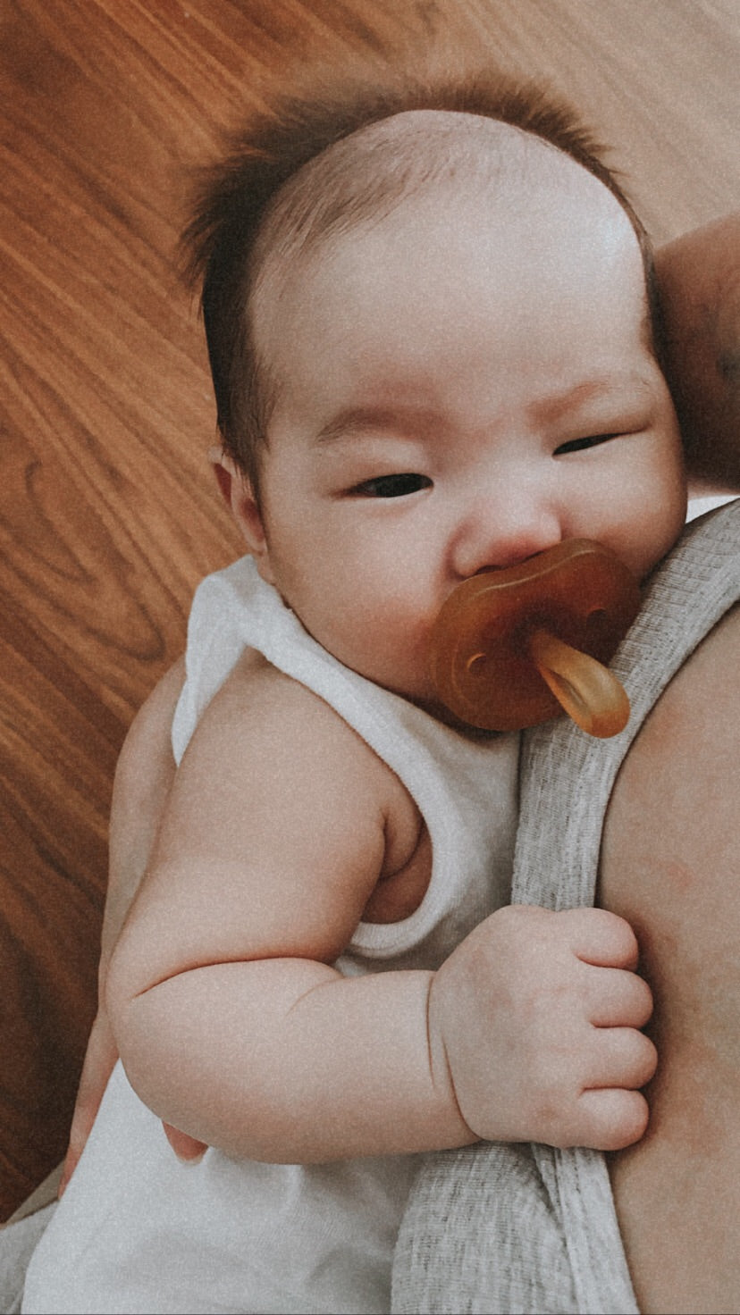 Purebaby Organic Essentials 2 Pack Rib Bodysuit in White – Little Suite